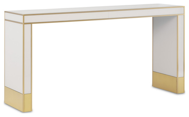 Arden Ivory Console Table - Contemporary - Console Tables - by ...