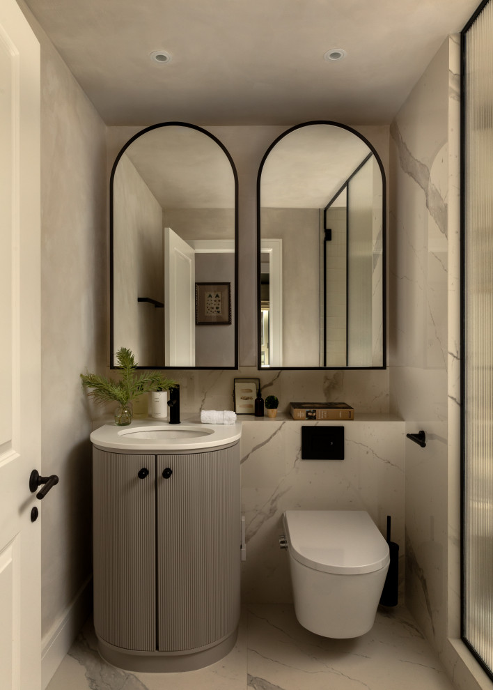 Modern Apartment Battersea - Transitional - Cloakroom - London - by ...
