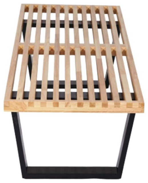 Nelson Natural Bench 48" - Industrial - Accent And Storage Benches - by ...