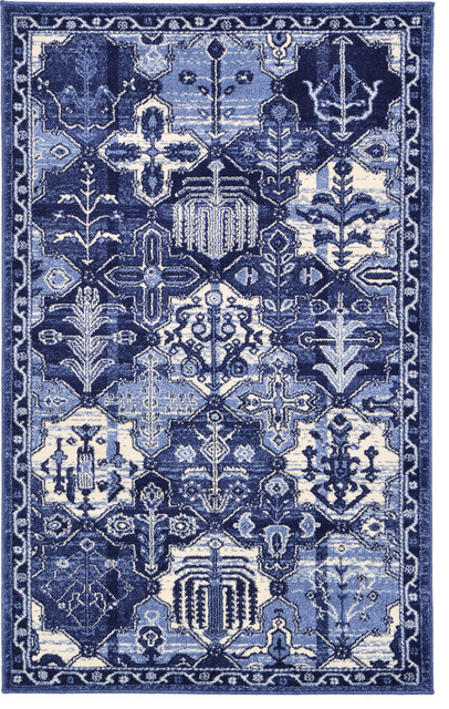 Unique Loom Cathedral La Jolla Rug, 3'3"x5'3" - Mediterranean - Area ...