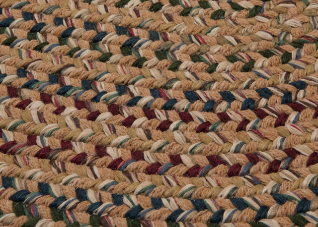 Twilight Variegated/Multi Indoor Rug Rustic Farmhouse Wool TL20, 8'x10 ...