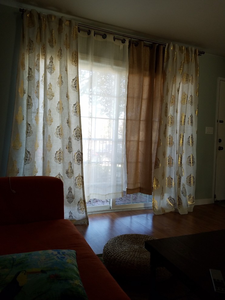 How to layer curtains?
