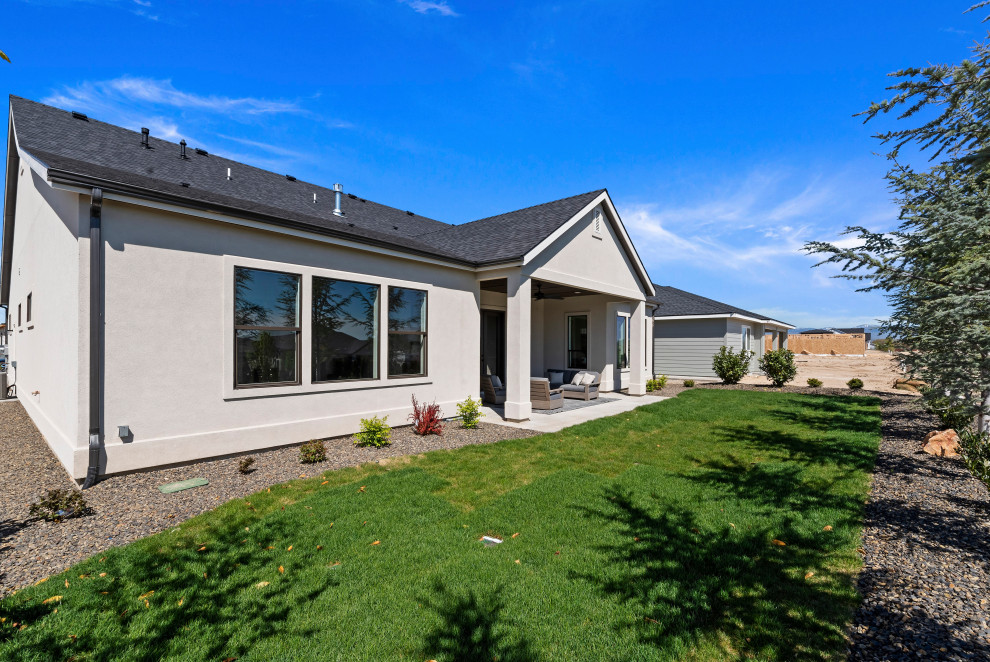 Logan River Modern Tudor - French Country - Exterior - Boise - by ...