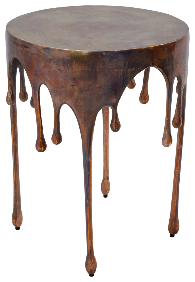 Copperworks Modern Accent Side Drinks Table Plantstand Corner Accent ...