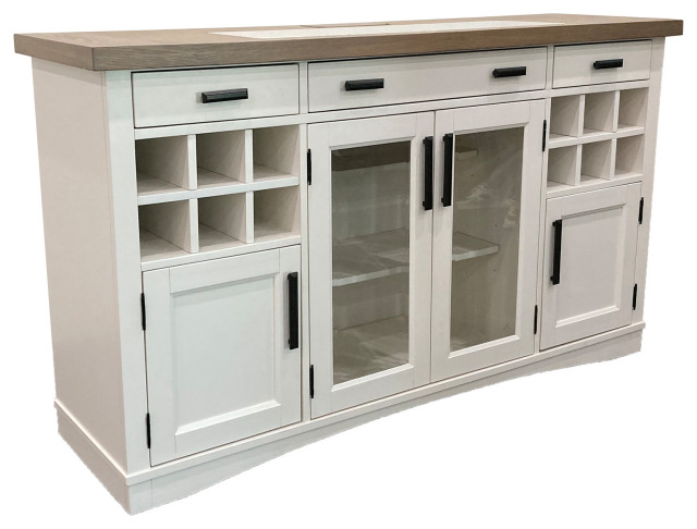 Parker House Americana Modern Dining 66"x19" Buffet Server With Quartz ...
