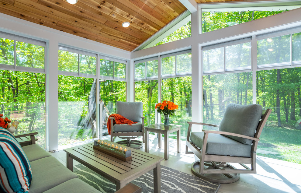 Screen Room Addition - Contemporary - Sunroom - Minneapolis - by ...