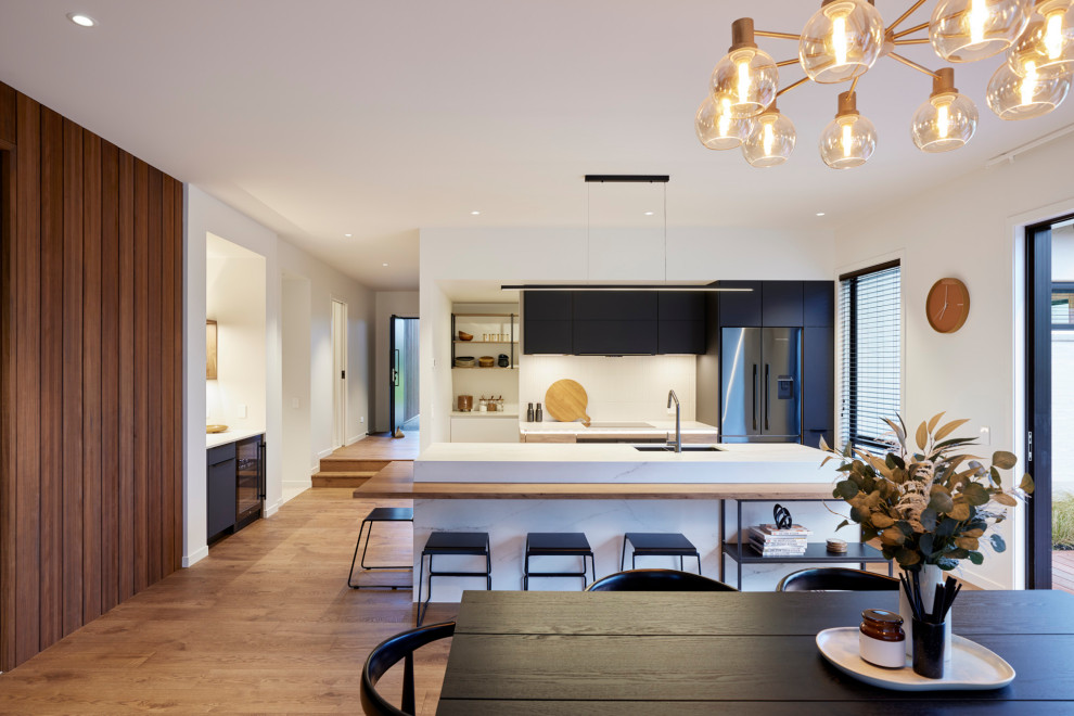 Contemporary Kitchen with Scullery Showhome by Maker Build Kitchen by ...