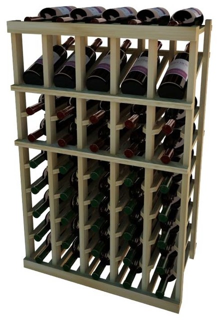 Dartmuth Wine Rack, Unfinished Redwood, 3 ft, 3' - Transitional - Wine ...