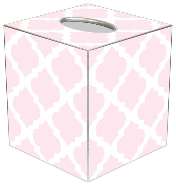 TB2989 - Light Pink Chelsea Grande Personalized Tissue Box Cover ...
