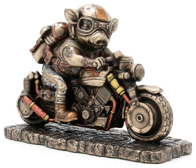Steampunk Speed Bacon - Figurine Statue Sculpture Art by Veronese ...