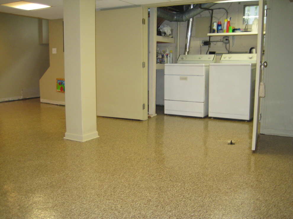 Epoxy Basement Flooring - Basement - Chicago - by Broadleaf Inc