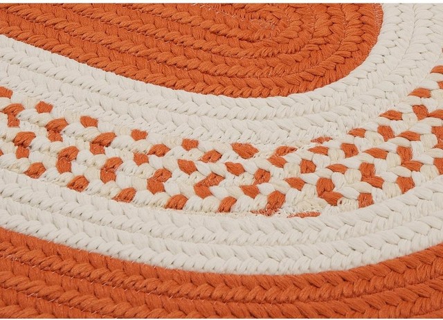 Crescent Rug, Orange, 1'2"x1'5" Sample - Contemporary - Outdoor Rugs ...