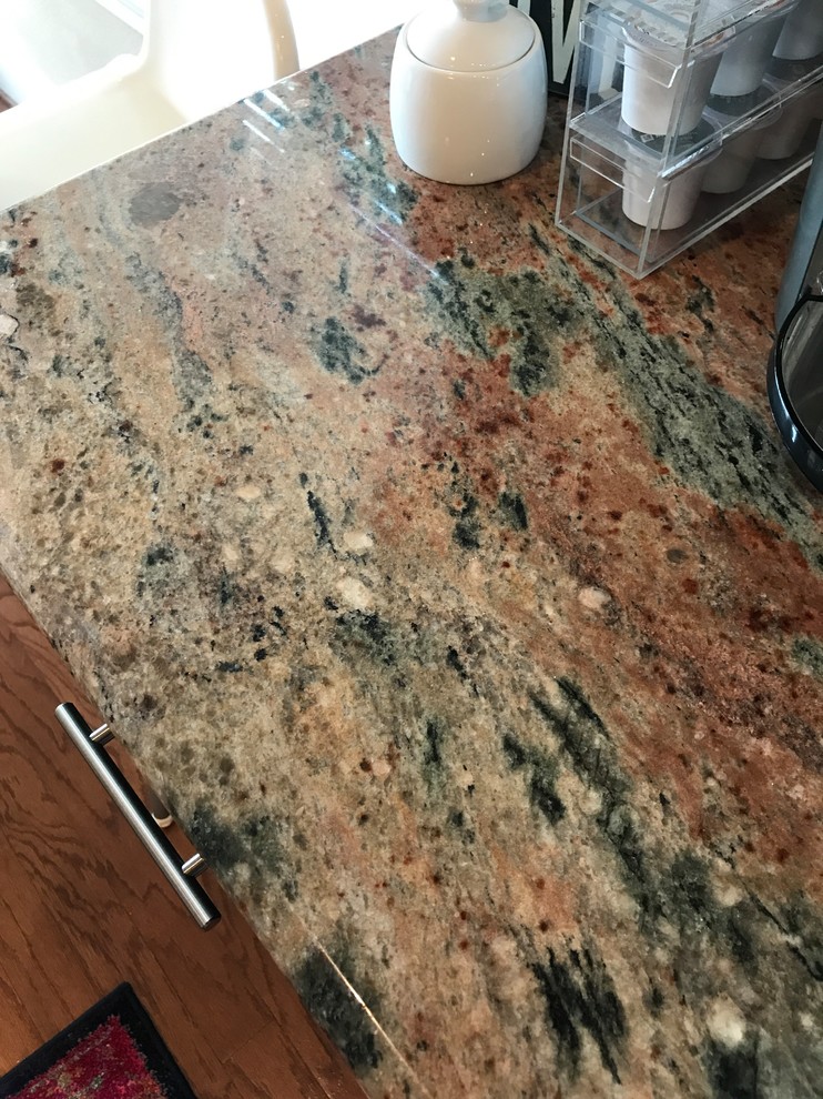 Rust Colored Granite, Espresso Cabinets, Paint Color Help!!!