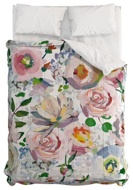 Deny Designs Utart Vintage Claude Monet Botanical Garden Comforter ...