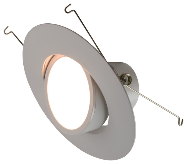 5/6" Premium LED Adjustable Recessed Downlights, Dimmable, 1 Light ...