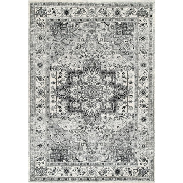 Traditional Persian Area Rug, Medallion Pattern in Neutral Tones ...