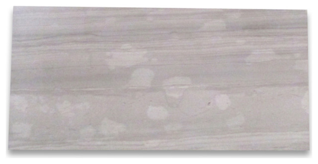 6x12 Athens Grey Marble Subway Bathroom Tile Haisa Dark Polished, 100 ...