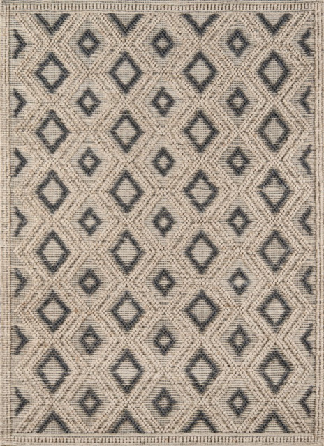 Momeni Andes Beige Contemporary Rugs AND-2, 8'9"x11'9" - Contemporary ...