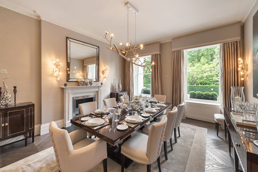 London Townhouse - Transitional - Dining Room - Other - by Smallwood ...