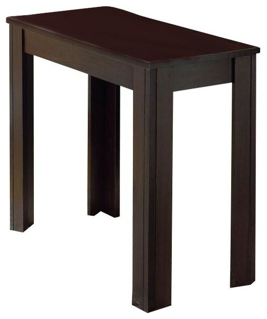 Monarch Specialties 24 x 12 Rectangular Accent Side Table in Cappuccino ...