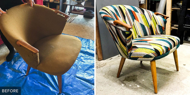 Project Rehab: A Midcentury Chair Gets a Period-Perfect Makeover