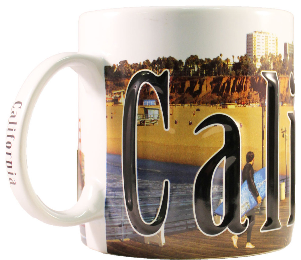 California Coffee Mug - Contemporary - Mugs - by FlagLine | Houzz