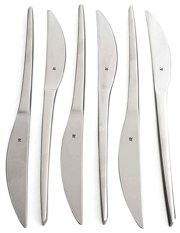 WMF Nordic Stainless Steel Steak Knife, Set of 6 - Contemporary - Steak ...