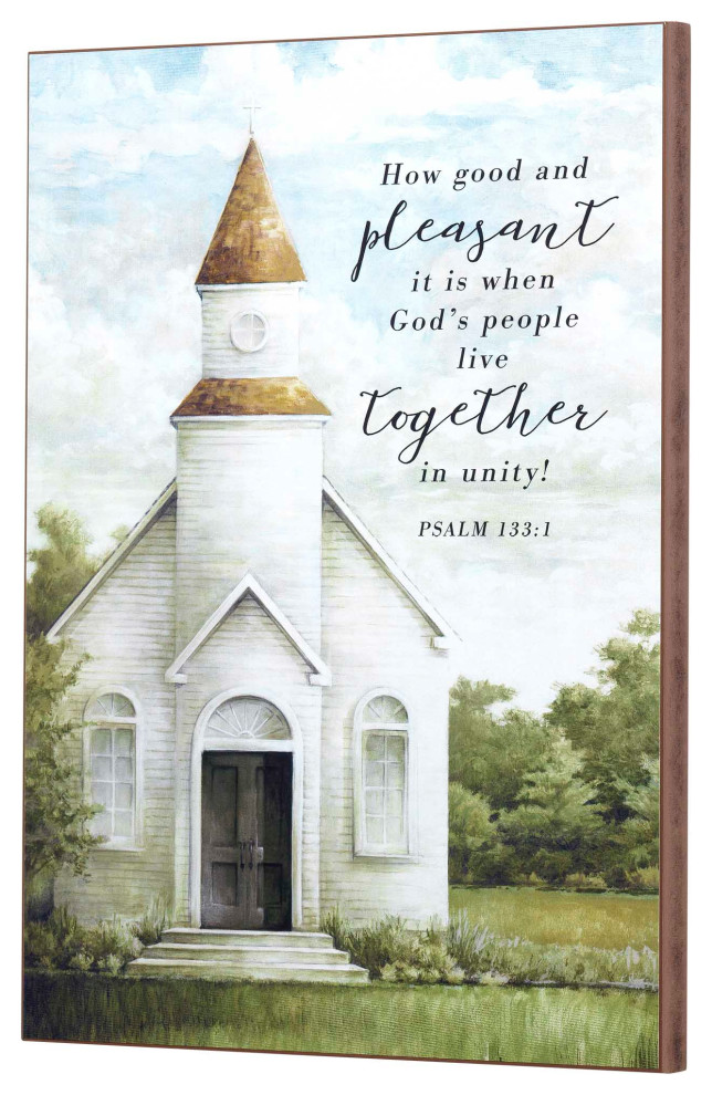 How Good And Pleasant, Wall Plaque - Contemporary - Prints And Posters ...