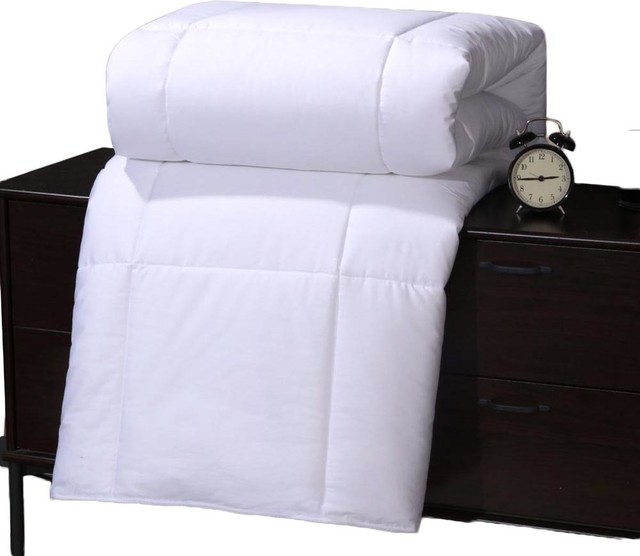 100% Pure Mulberry Silk-Filled Blanket, Full/Queen - Contemporary ...