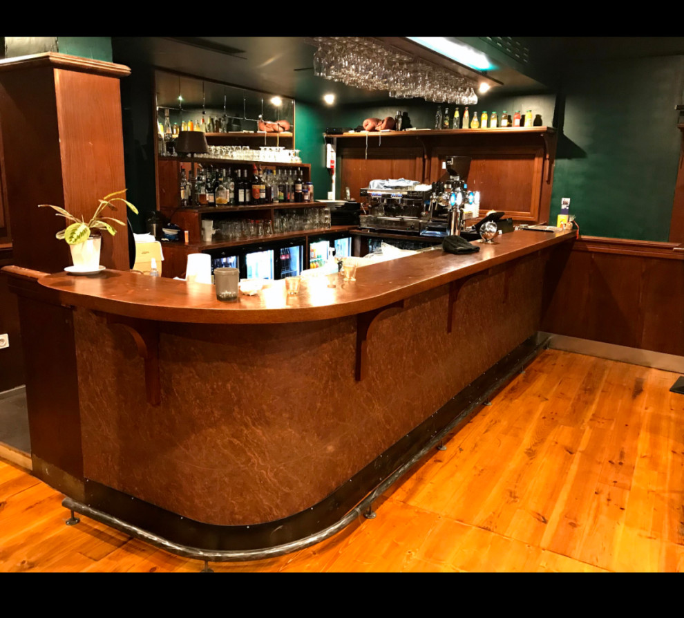 FABRICATION D'UN COMPTOIR ET ARRIERE COMPTOIR DE BAR - Retro ...