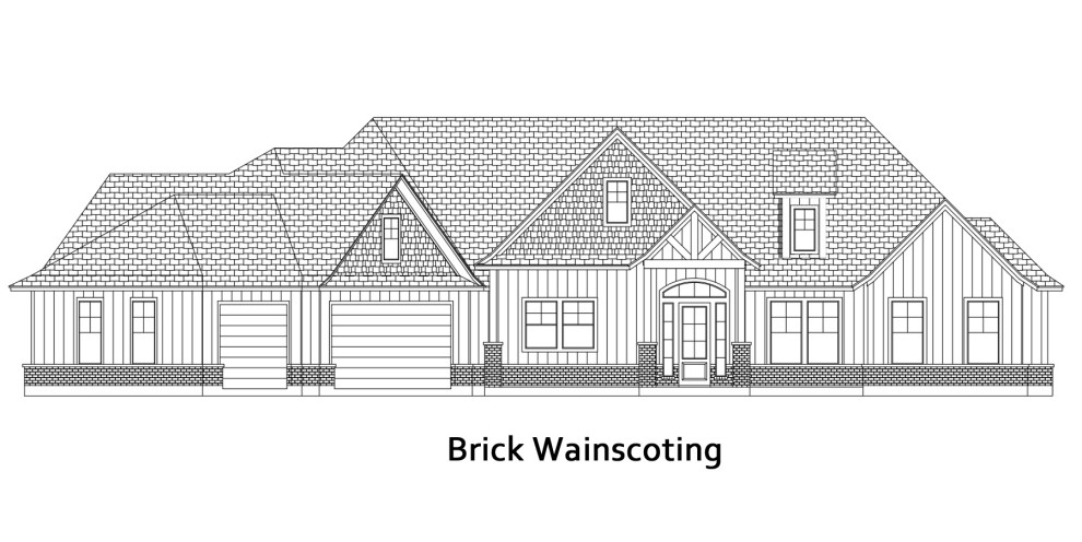 Front Elevations - Which exterior finish: some brick, more brick ...