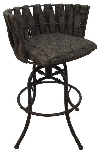 Metalona Swivel Tilt Counter 26" 30" Extra Tall 34" Metal Bar Stool, 30 ...