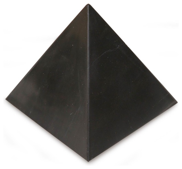 Handmade Black Night of Peace Onyx pyramid - Peru - Contemporary ...