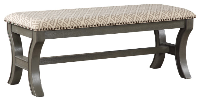 Monaco 48" Bench - Transitional - Upholstered Benches - by Office Star ...
