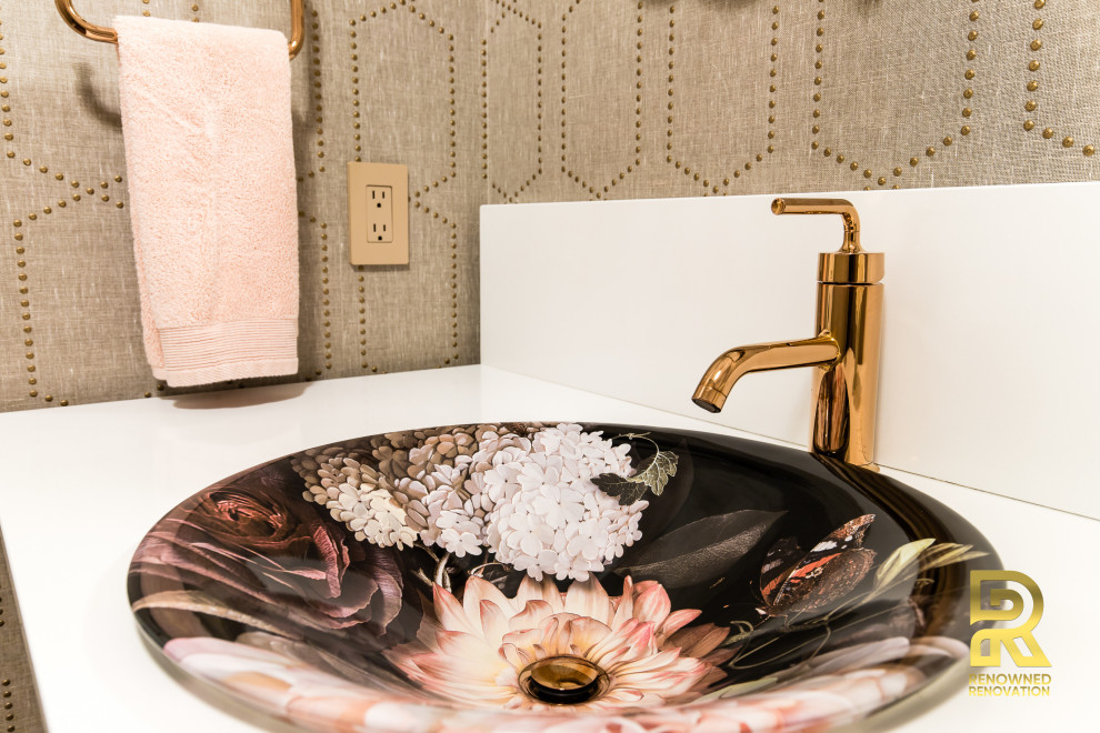 Kohler Dutch Master Midnight Floral™ Carillon® Round sink ...