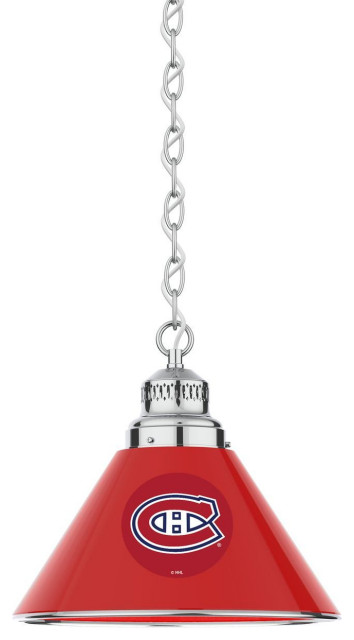 Holland Montreal Canadiens Pendant Light - Chrome Fixture ...