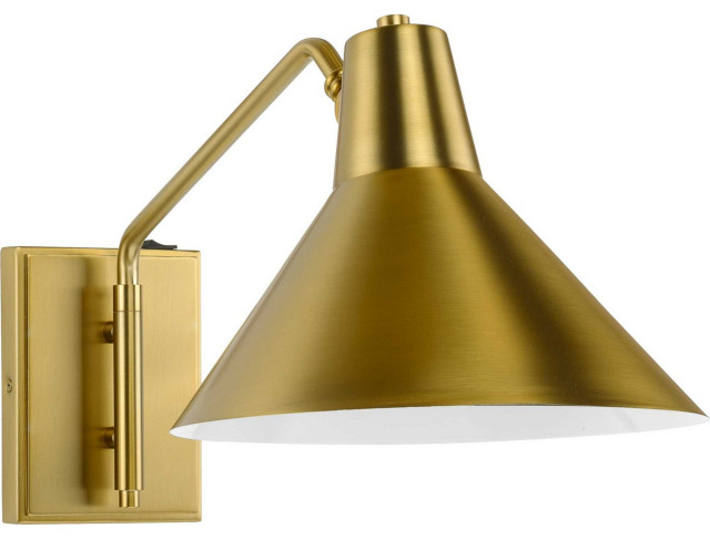 Trimble 1-Light Wall Bracket, Brushed Bronze - Contemporary - Swing Arm ...