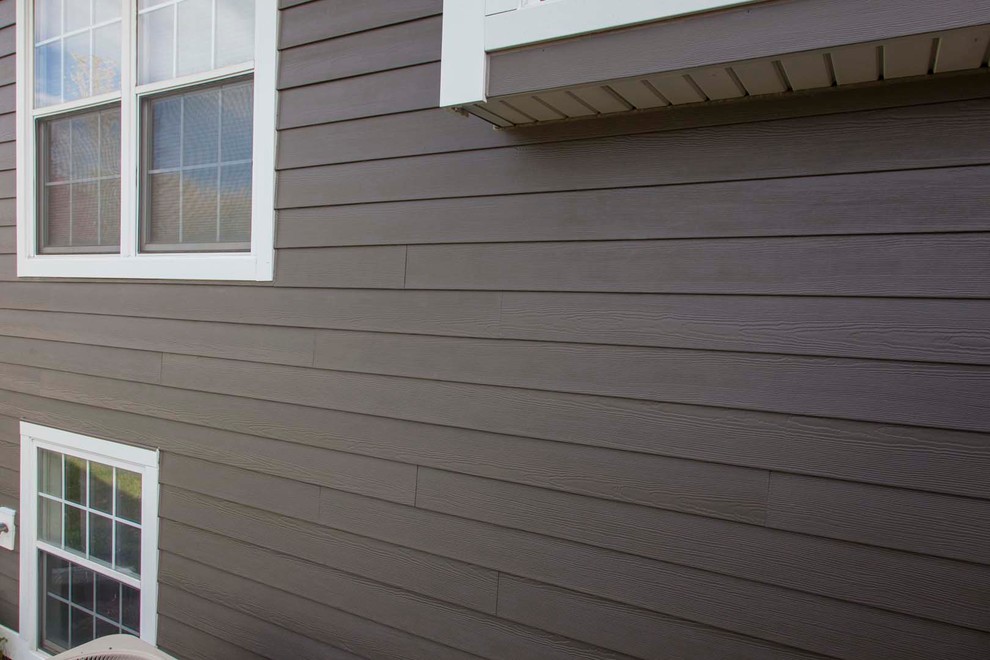 Rich Espresso James Hardie Siding Exterior Renovation - Traditional ...