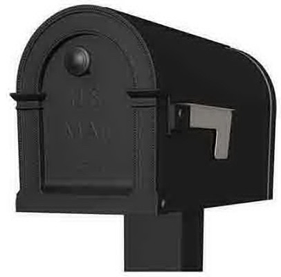 Lincoln T1 Mailbox, Black - Transitional - Mailboxes - by Midland ...