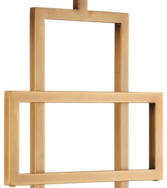 Currey and Company 6000-0834 Parallelogram Brass Table Lamp ...