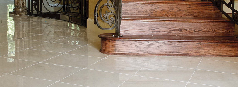 Polished Crema Marfil Floor Tile - New York - by Fiorano Tile Showrooms ...