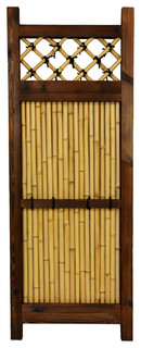 4'x1' Japanese Bamboo Zen Garden Fence - Asian - Home Fencing And Gates ...