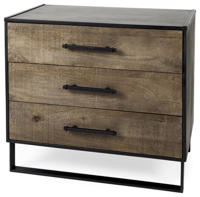 Modern Rustic Light Brown Wooden Cabinet - Storage Cabinets - by ...