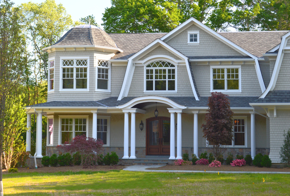 Shingle Style Home in Saddle River, NJf - Craftsman - New York - by ...