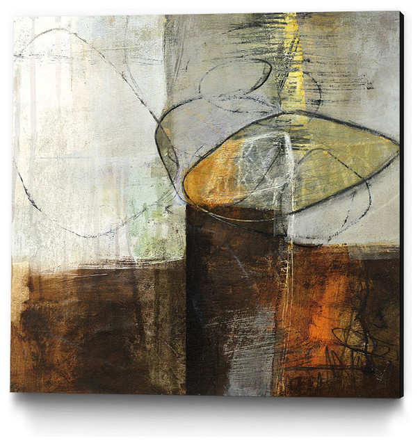 "Abstract Pebble IV" Museum Mounted Canvas Print, 20"x20 ...