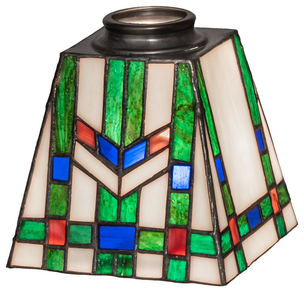 5 Square Prairie Wheat Shade - Craftsman - Lamp Shades - by Meyda ...