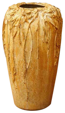 Organic Pot 16", Garden Planters - Traditional - Outdoor Pots And ...