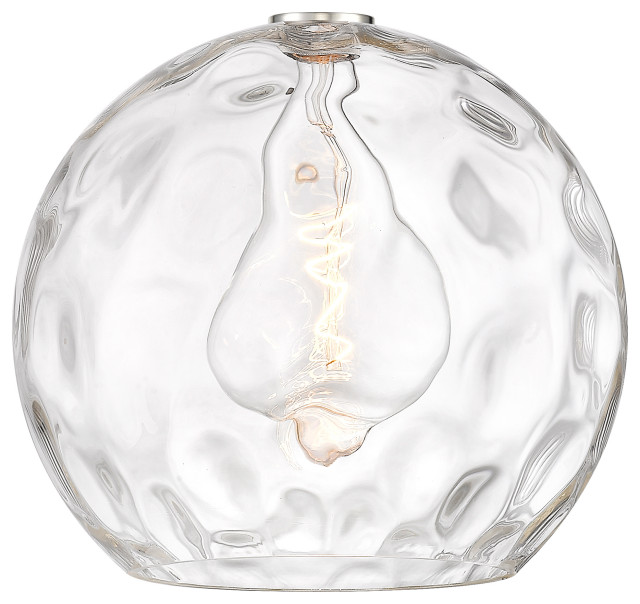 Athens Water Glass 14" Glass Clear Water Glass - Transitional ...