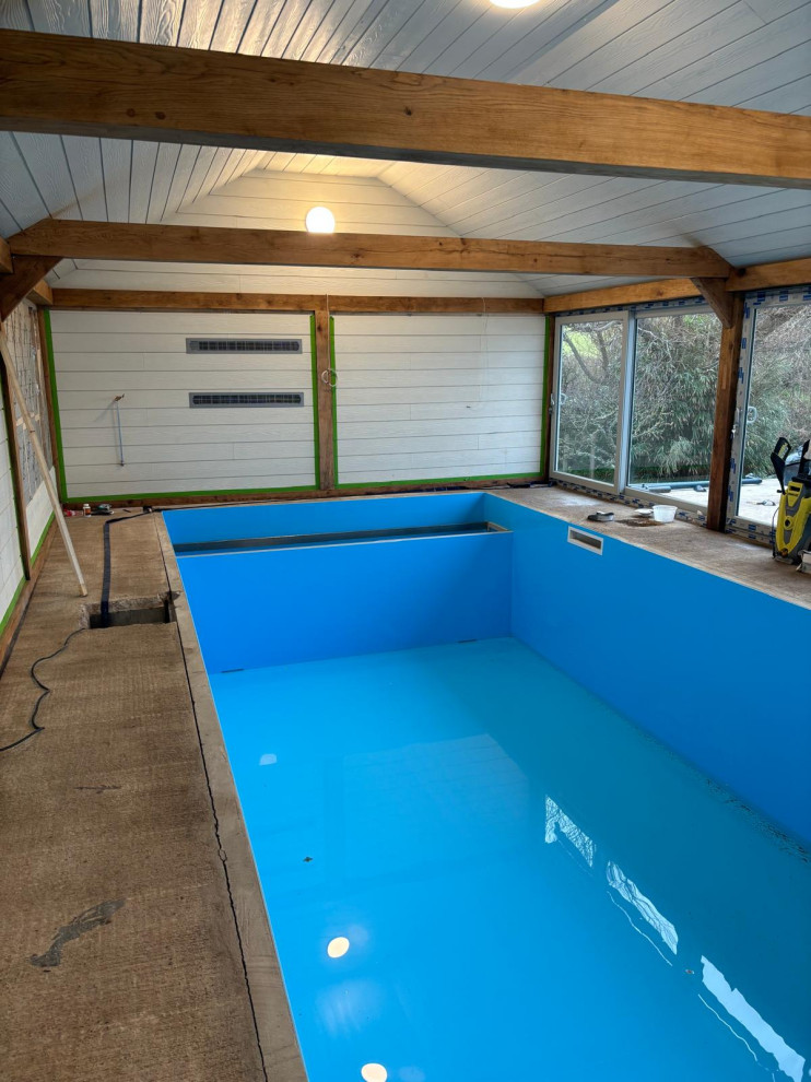 One Piece Swimming Pool Project - Traditional - Garden - Channel ...