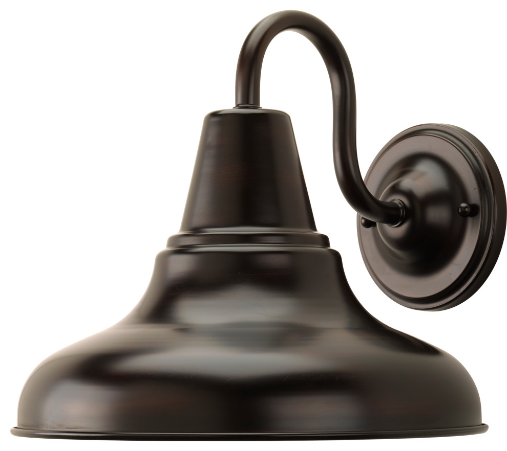 Luxury Industrial Wall Sconce, Olde Bronze - Farmhouse - Outdoor Wall ...